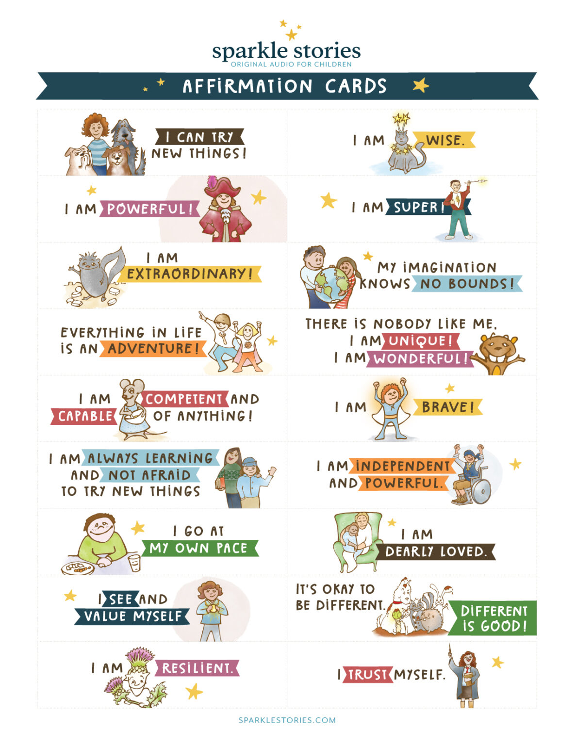 The Power of Affirmation - Sparkle Stories